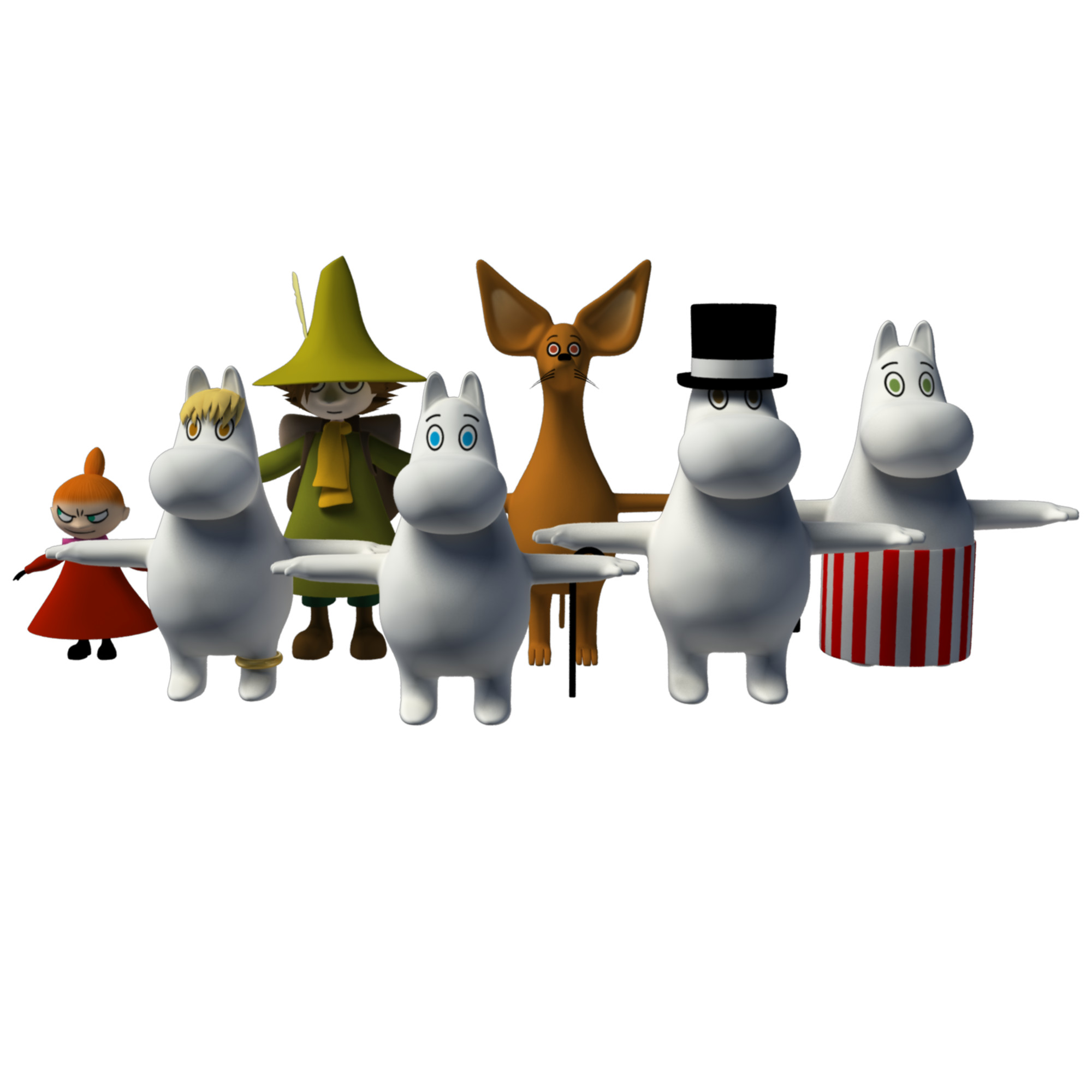Moomin and Friends - 3DHunt.co
