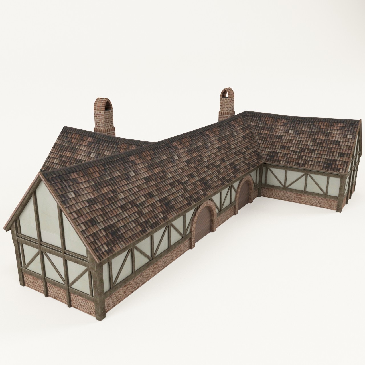Medieval Barn 3D model - 3DHunt.co