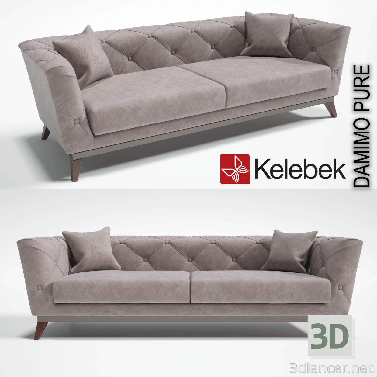 3D-Model Free sofa - 3DHunt.co