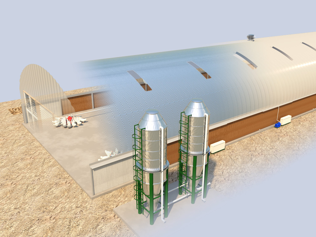 Poultry Farm model 3D Model - 3DHunt.co