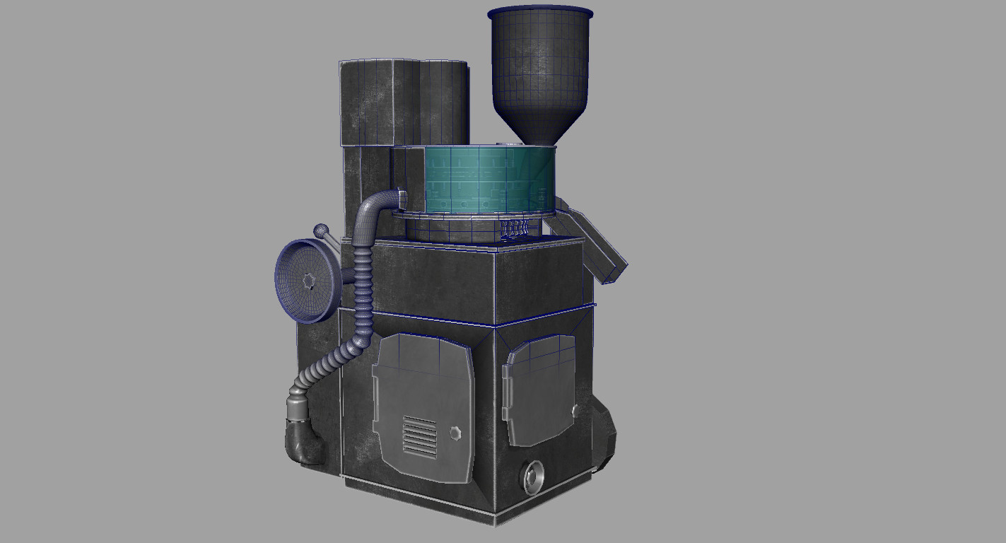 tablet press machine 3D Model - 3DHunt.co