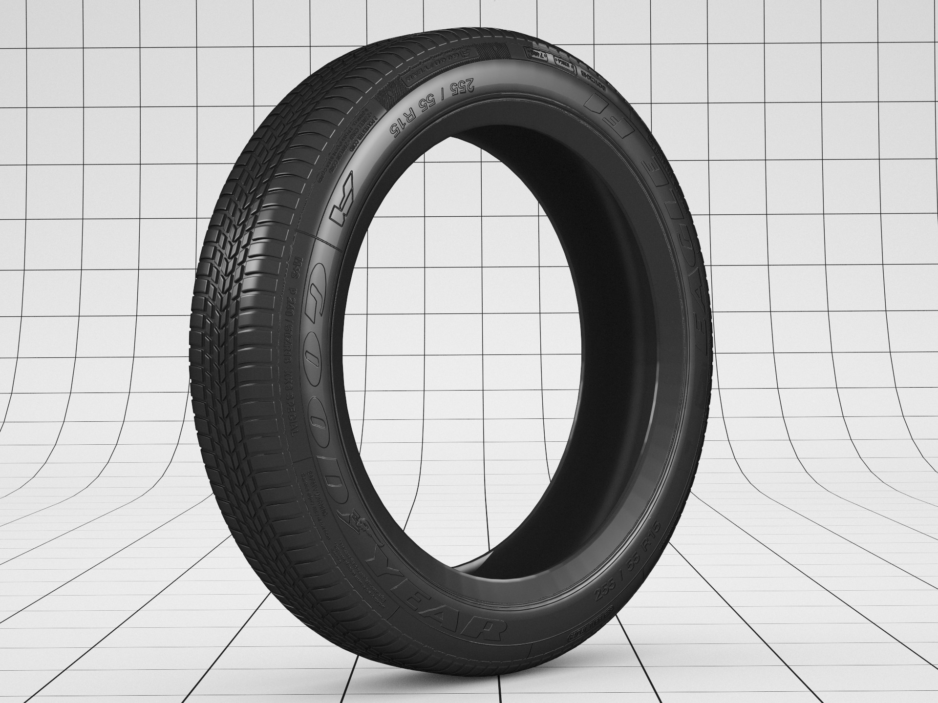 Tire model 3D Model - 3DHunt.co