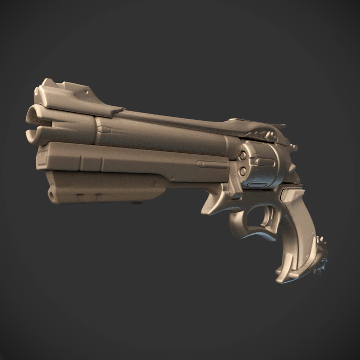 Overwatch McCree PeaceKeeper 3D Model - 3DHunt.co