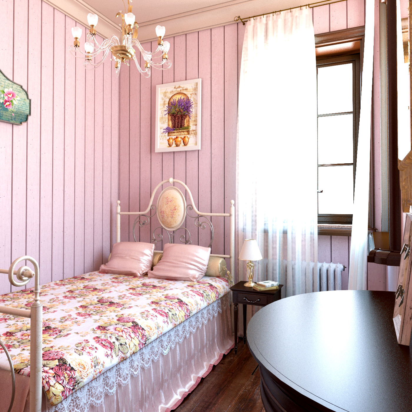 Small Bedroom 3D Model - 3DHunt.co