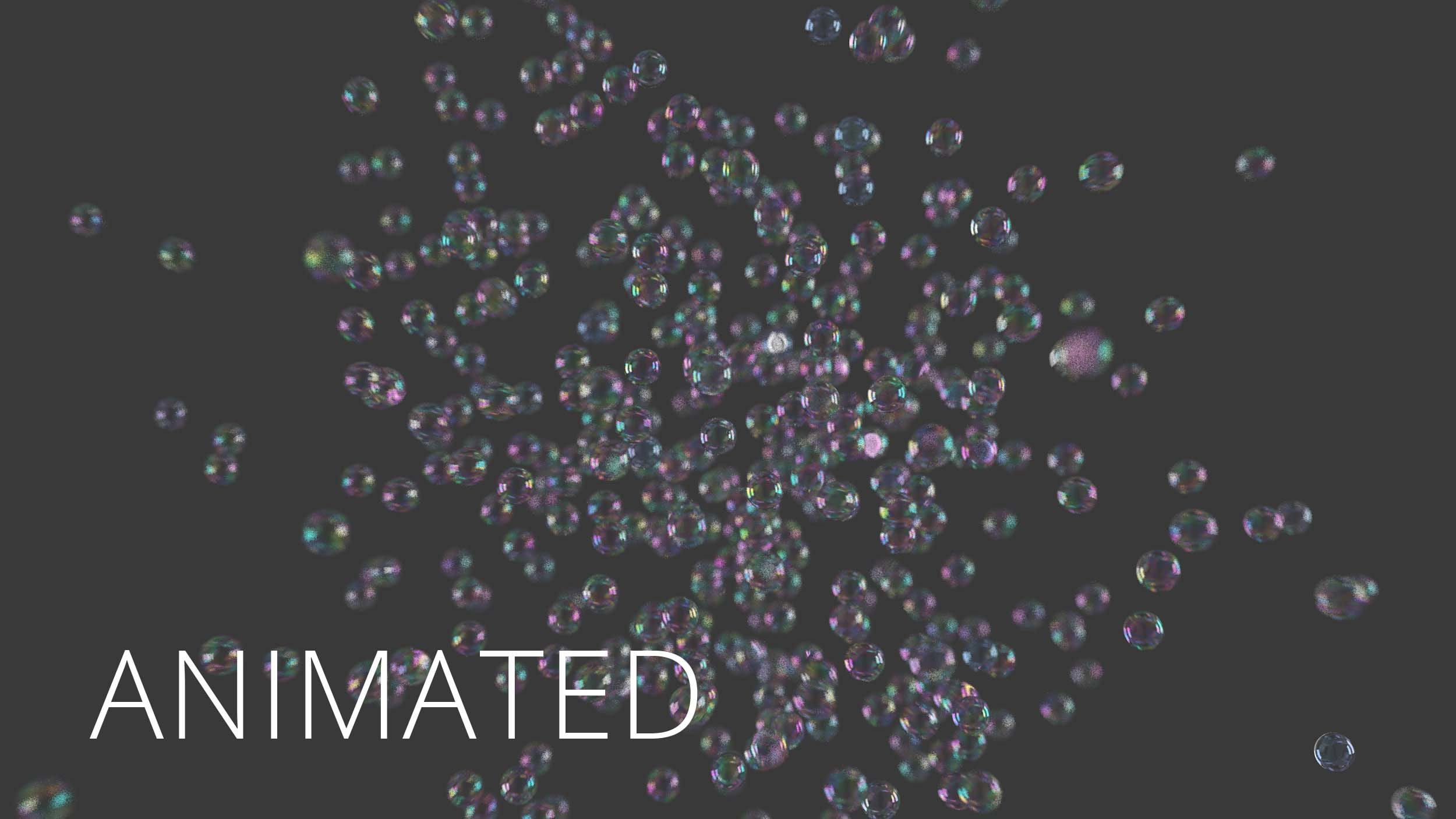 Animated Soap Bubbles model 3D Model - 3DHunt.co