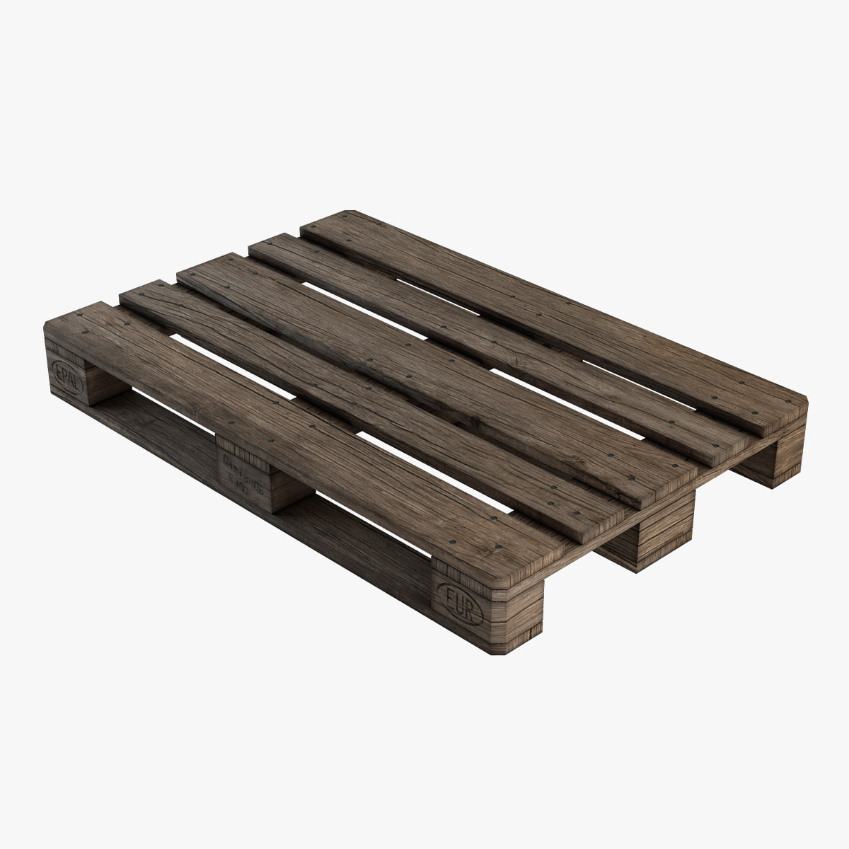 Wood Euro Pallet 3D Model - 3DHunt.co Wood Euro Pallet 3D Model - 3DHunt.co