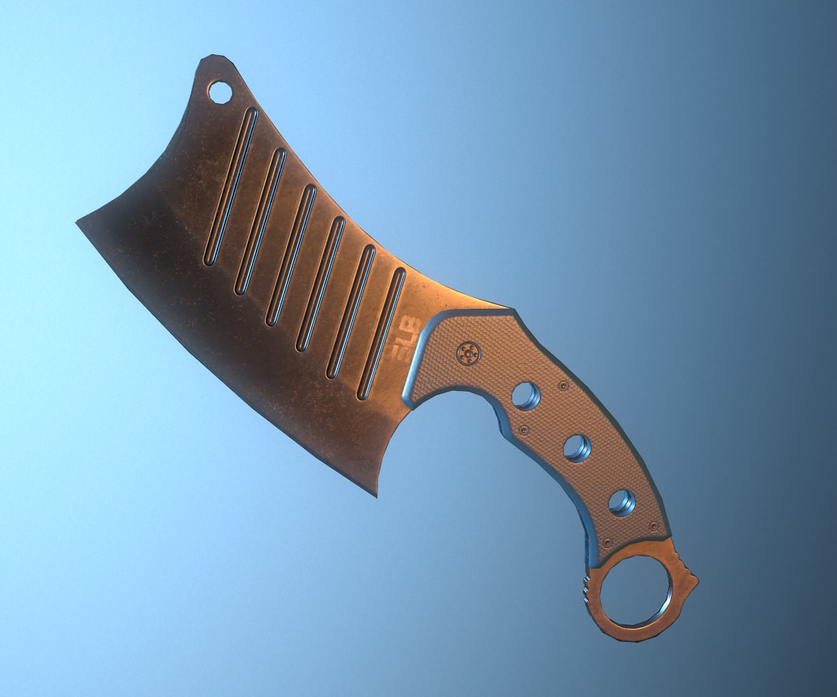 Cleaver model 3D Model - 3DHunt.co