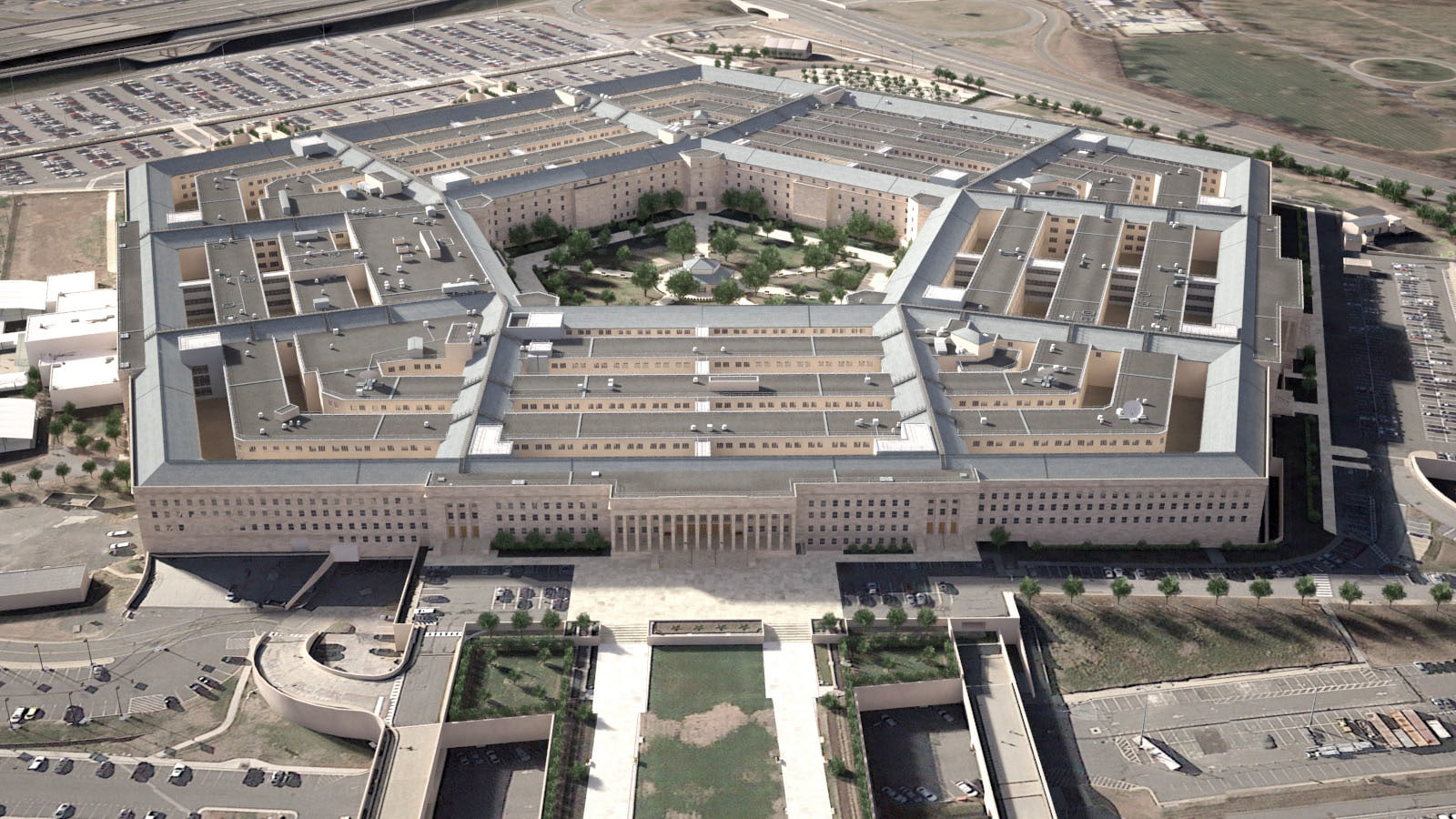 Pentagon USA 3D model 3D Model - 3DHunt.co