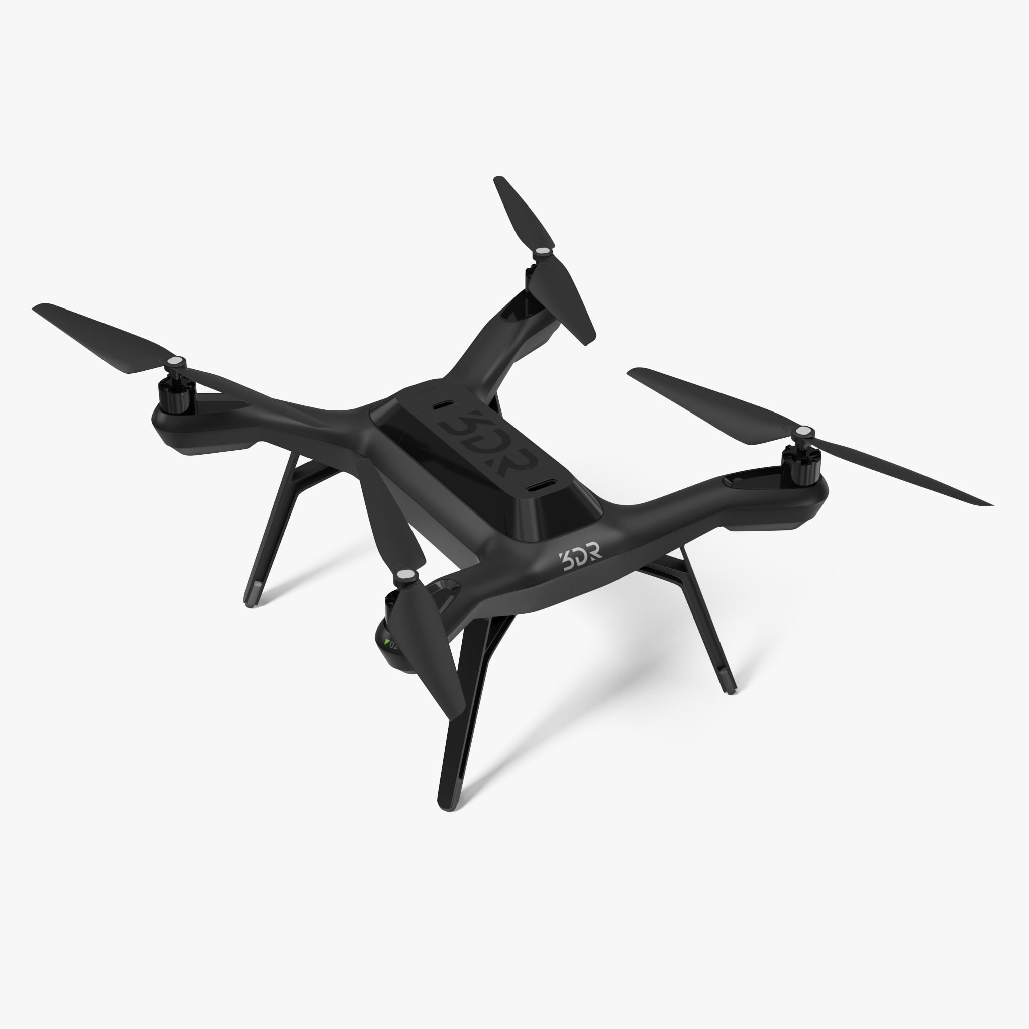 3DR Solo Drone Quadcopter 3D Model - 3DHunt.co