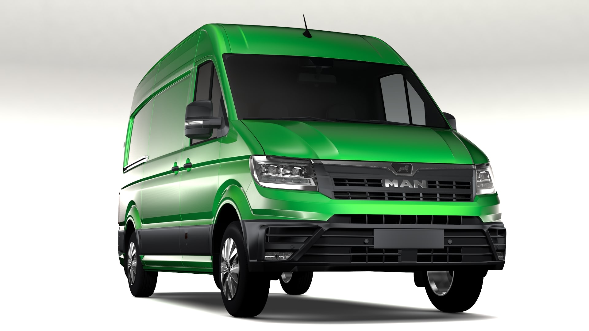 3D MAN TGE Van L2H2 2017 model 3D Model - 3DHunt.co