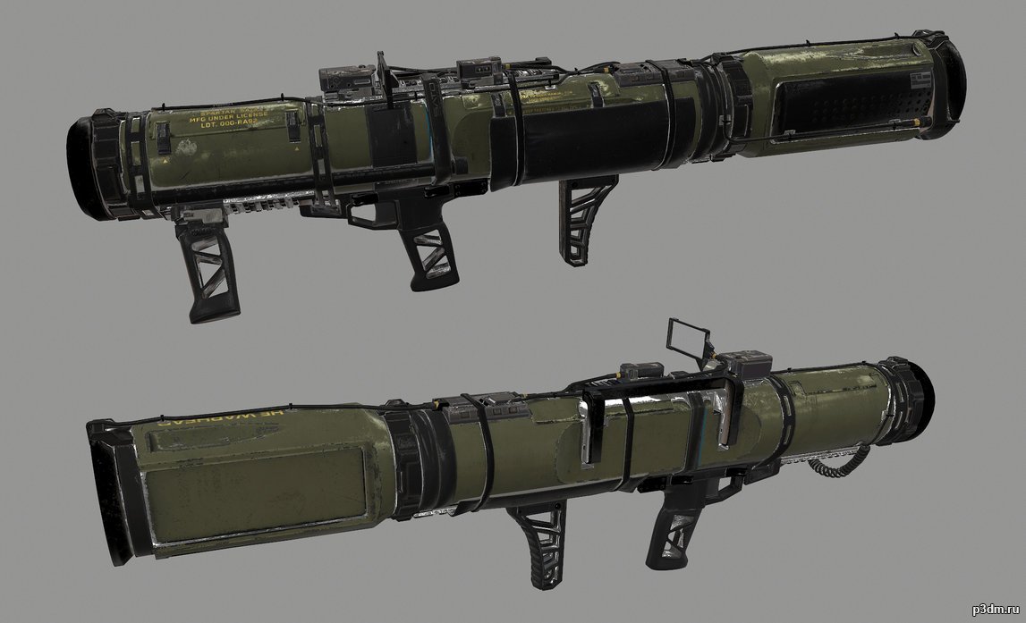 Spartan SA3 Launcher 3D Model - 3DHunt.co