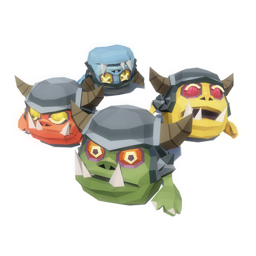 Micro Orc Gronk - Faceted Style 3D Model - 3DHunt.co