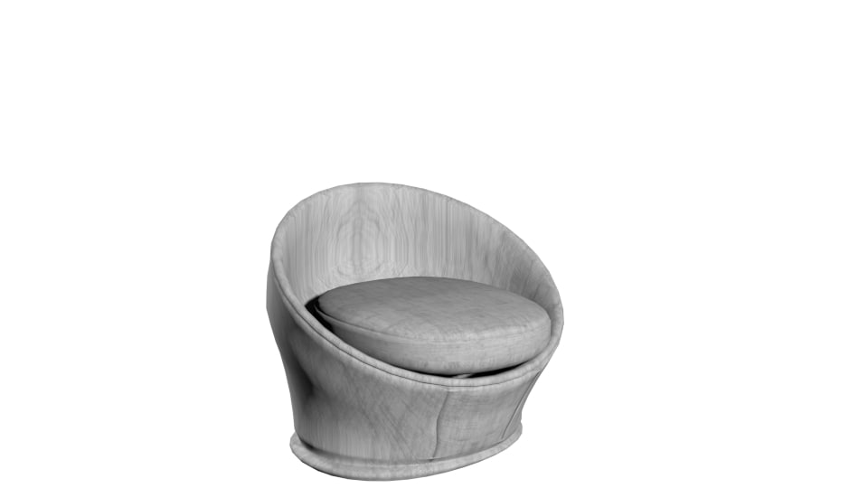 modern chiar 3D Model - 3DHunt.co