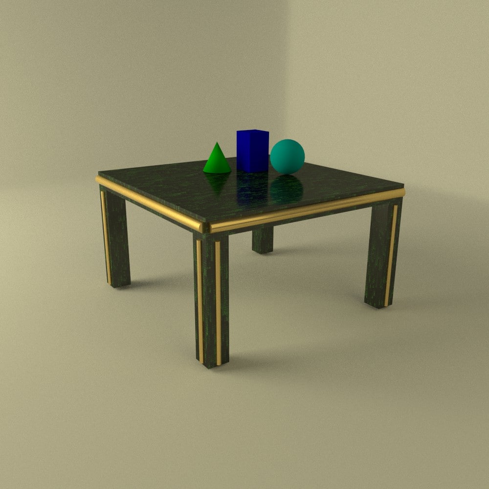 Small table 3D Model - 3DHunt.co