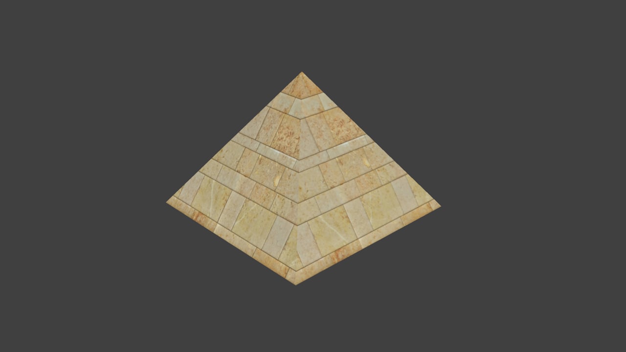 3D Pyramid 3D Model - 3DHunt.co