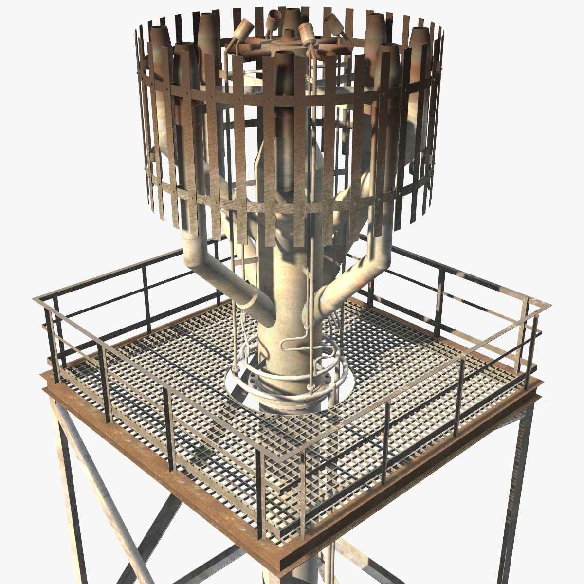 Flare Stack 3D Model - 3DHunt.co