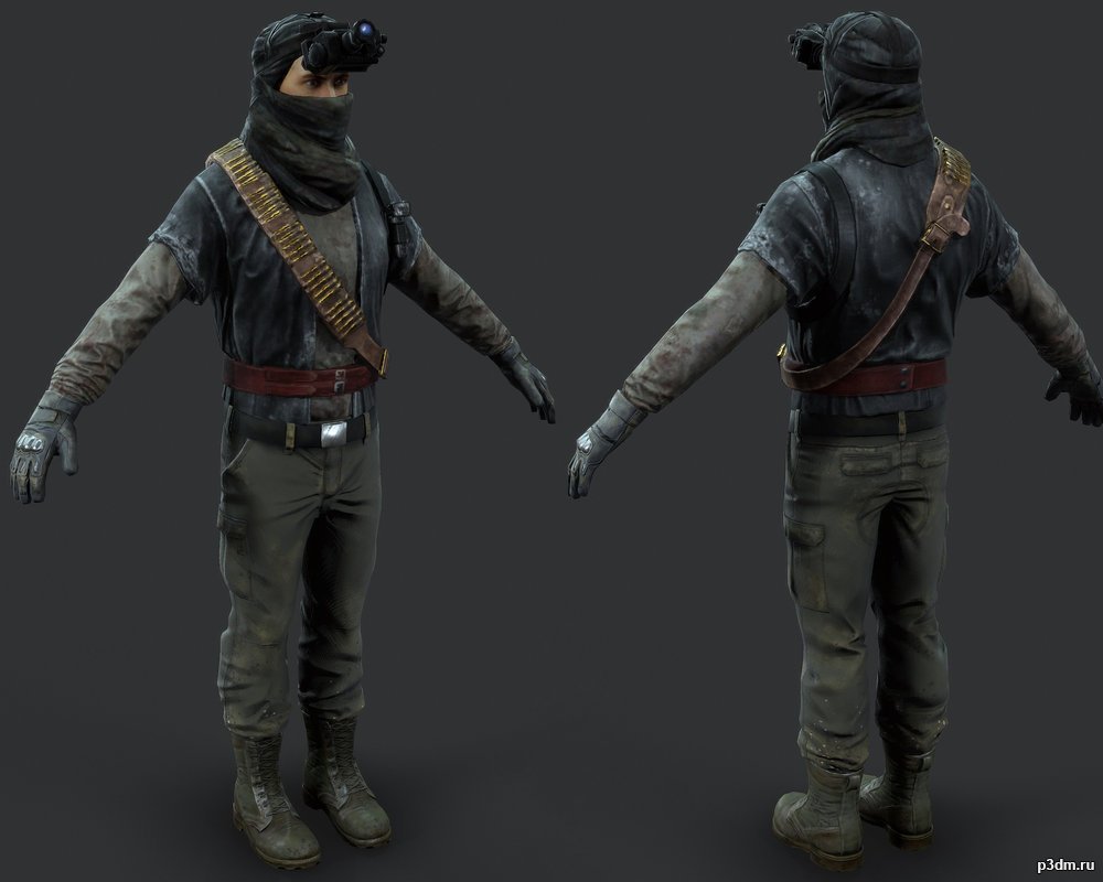 Desert Agent 3D Model - 3DHunt.co