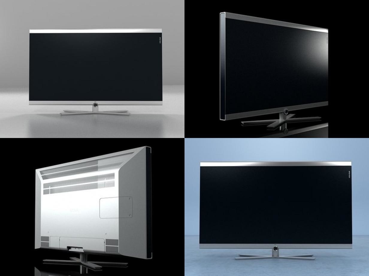 3D TV Individual 52 Compose Free 3D Model - 3DHunt.co