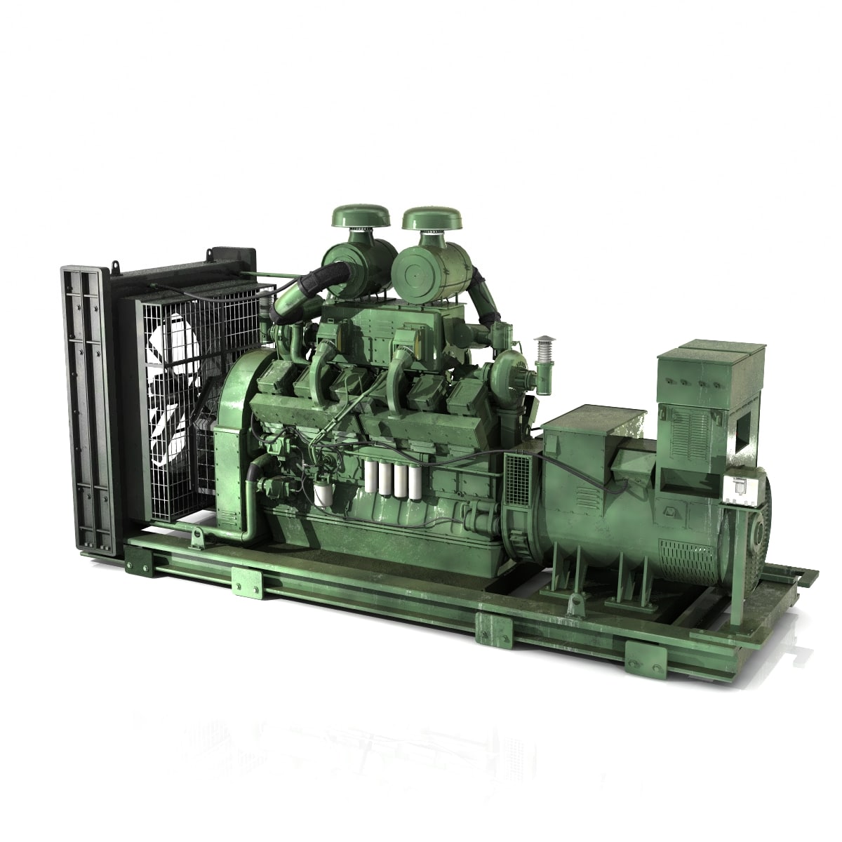 Diesel Generator 3D Model - 3DHunt.co