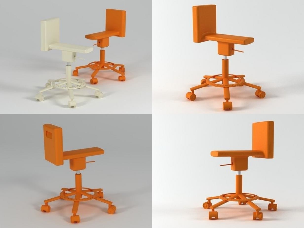 360° chair 3D Model - 3DHunt.co