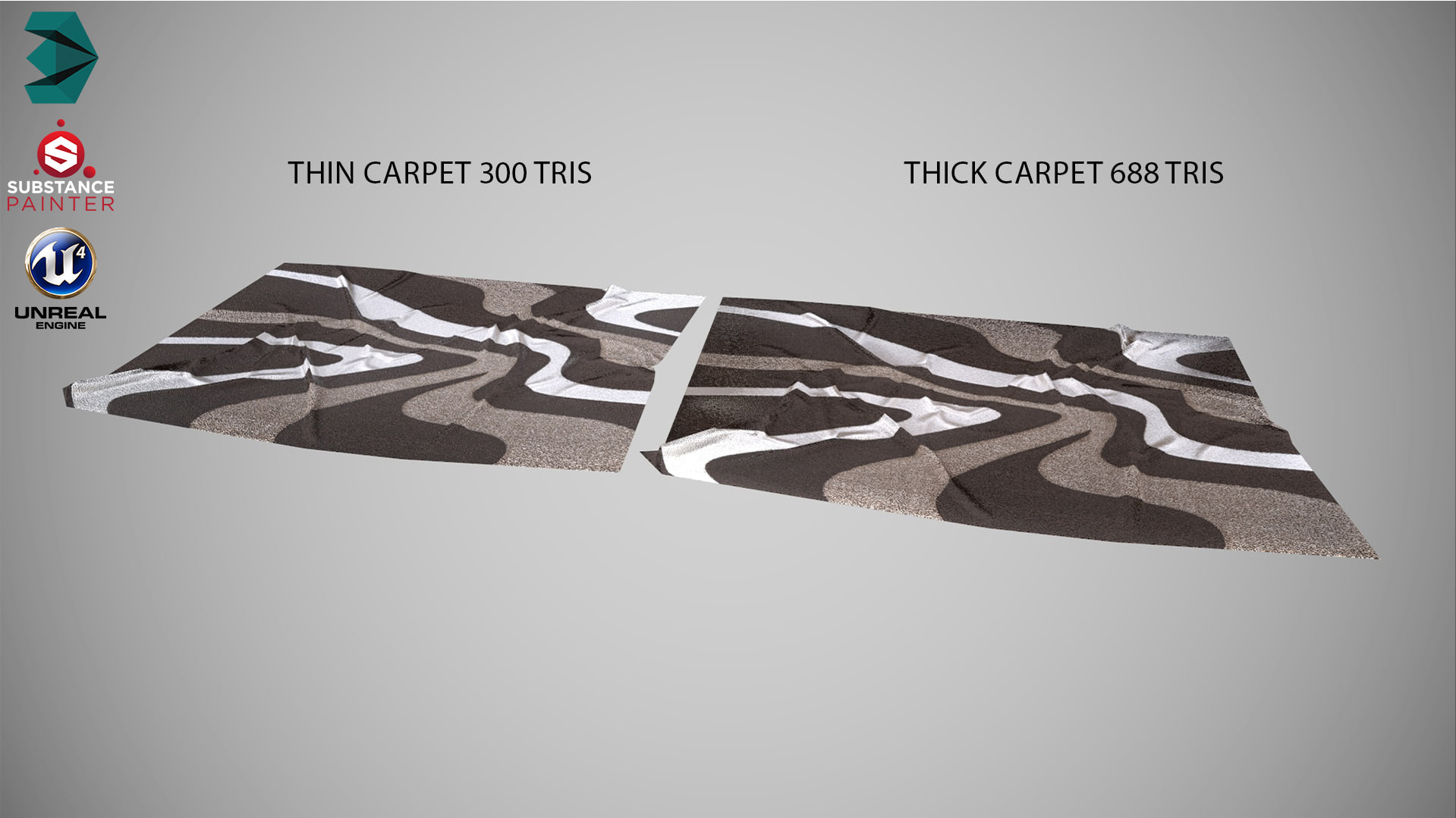 Low Poly Carpet 2 PBR model 3D Model - 3DHunt.co