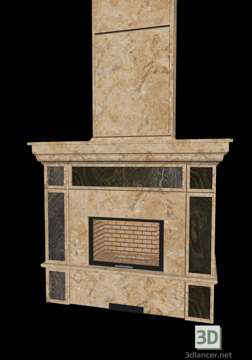 3D-Model Fireplace Classic - 3DHunt.co