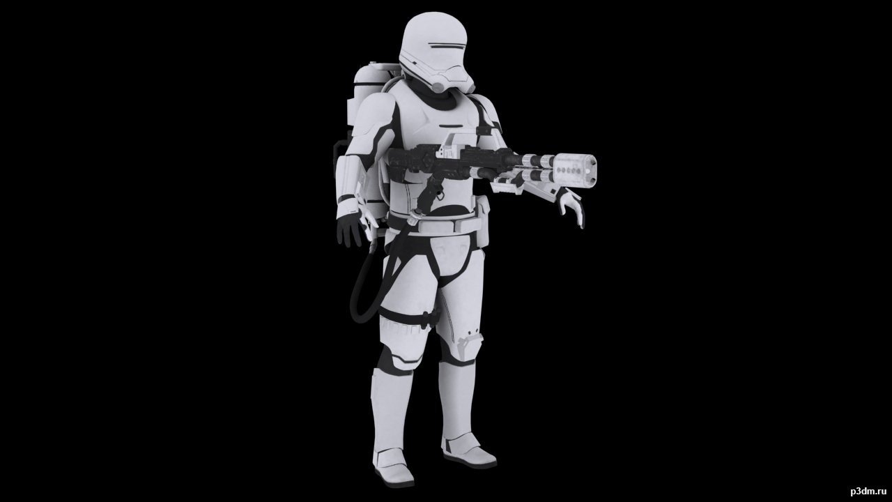 Flametrooper 3D Model - 3DHunt.co