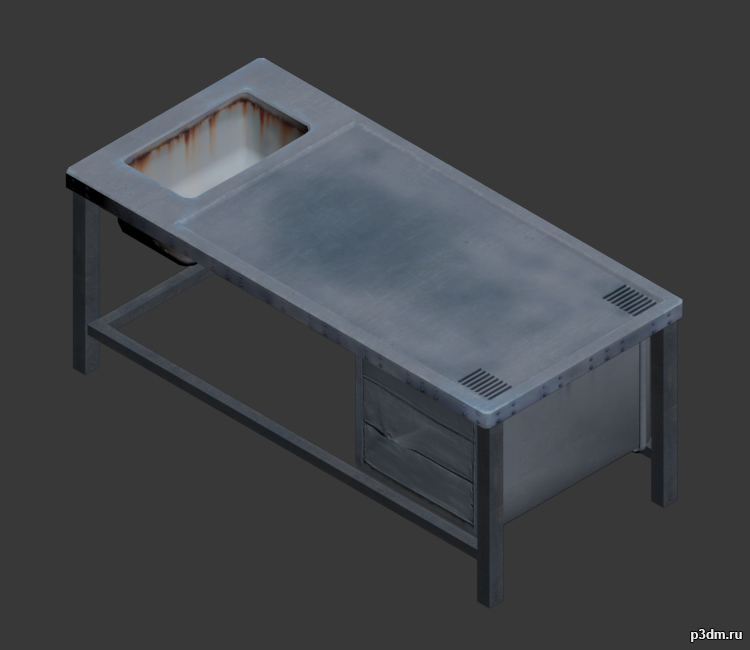 Autopsy Table 3D Model - 3DHunt.co