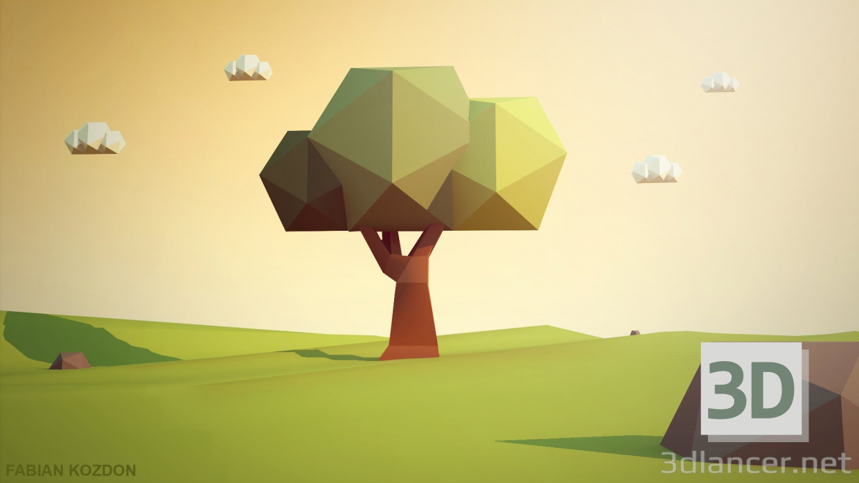 3D-Model landscape - 3DHunt.co