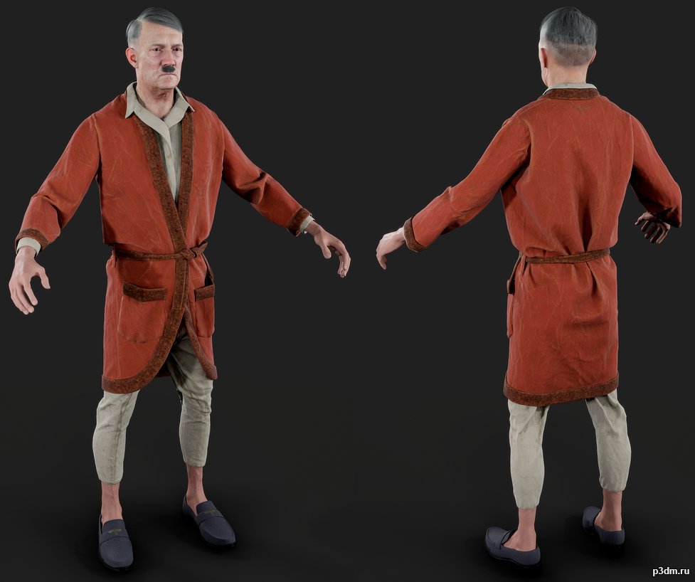 Hitler 3D Model - 3DHunt.co