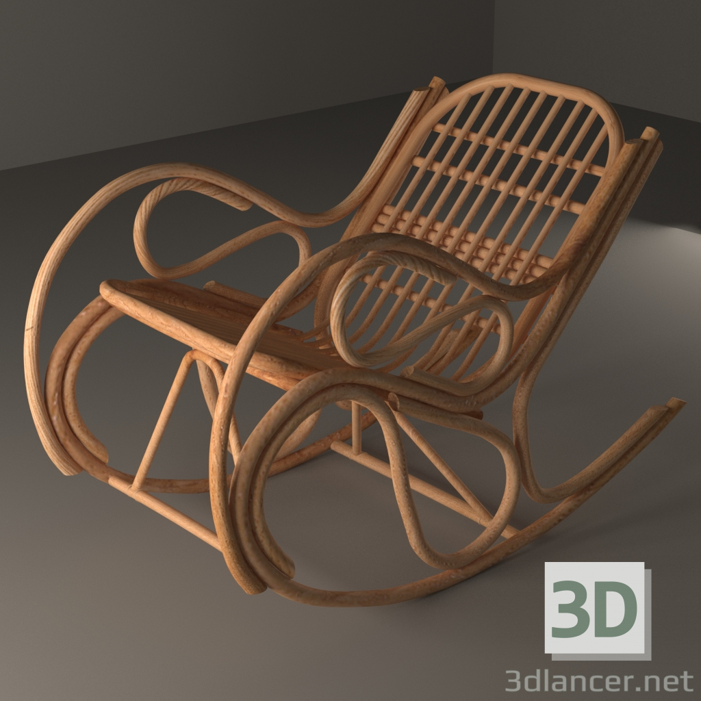3D-Model Rocking Chair - 3DHunt.co
