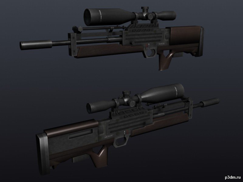 WA2000 3D Model - 3DHunt.co