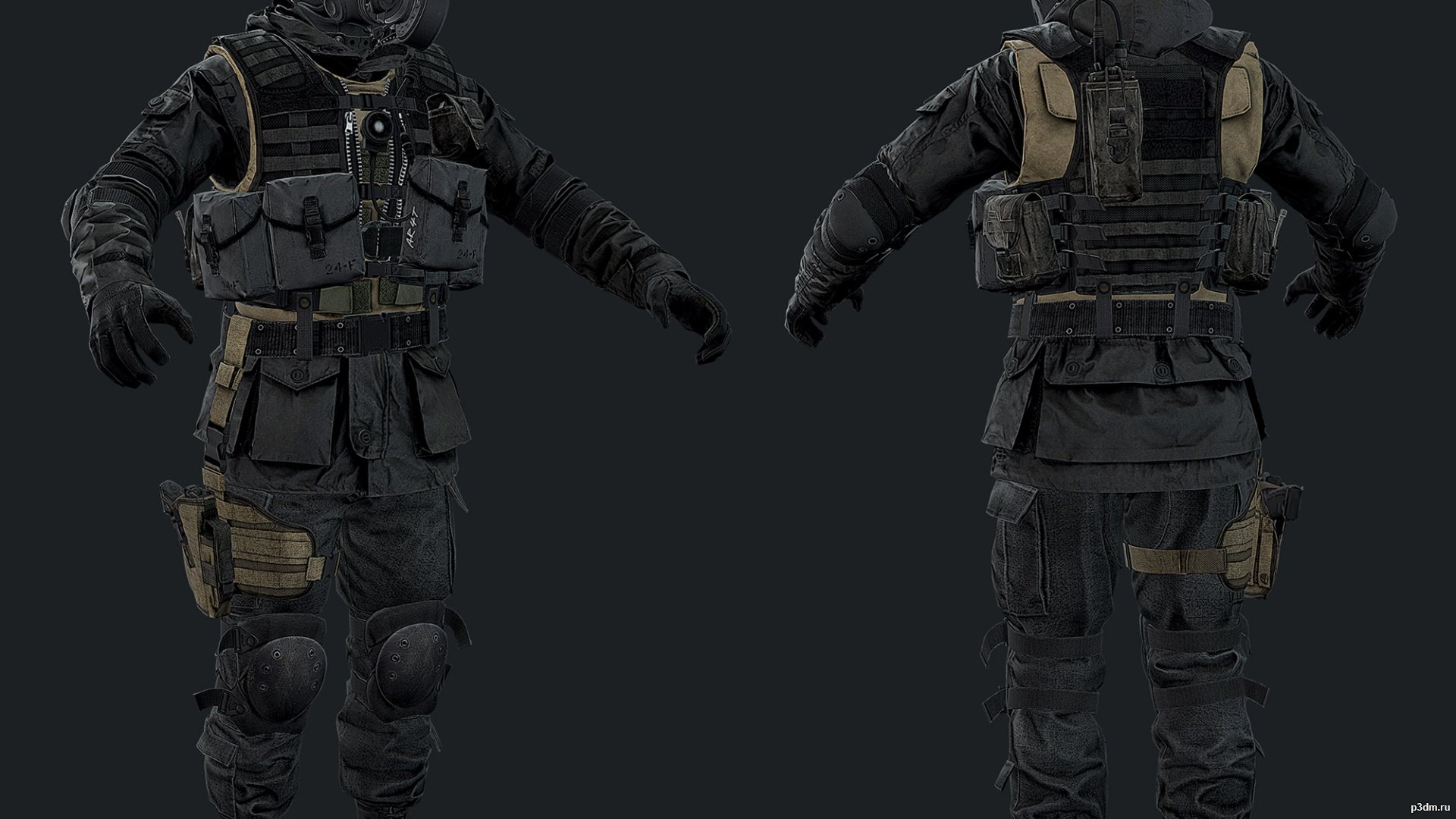 SAS Benjamin 3D Model - 3DHunt.co