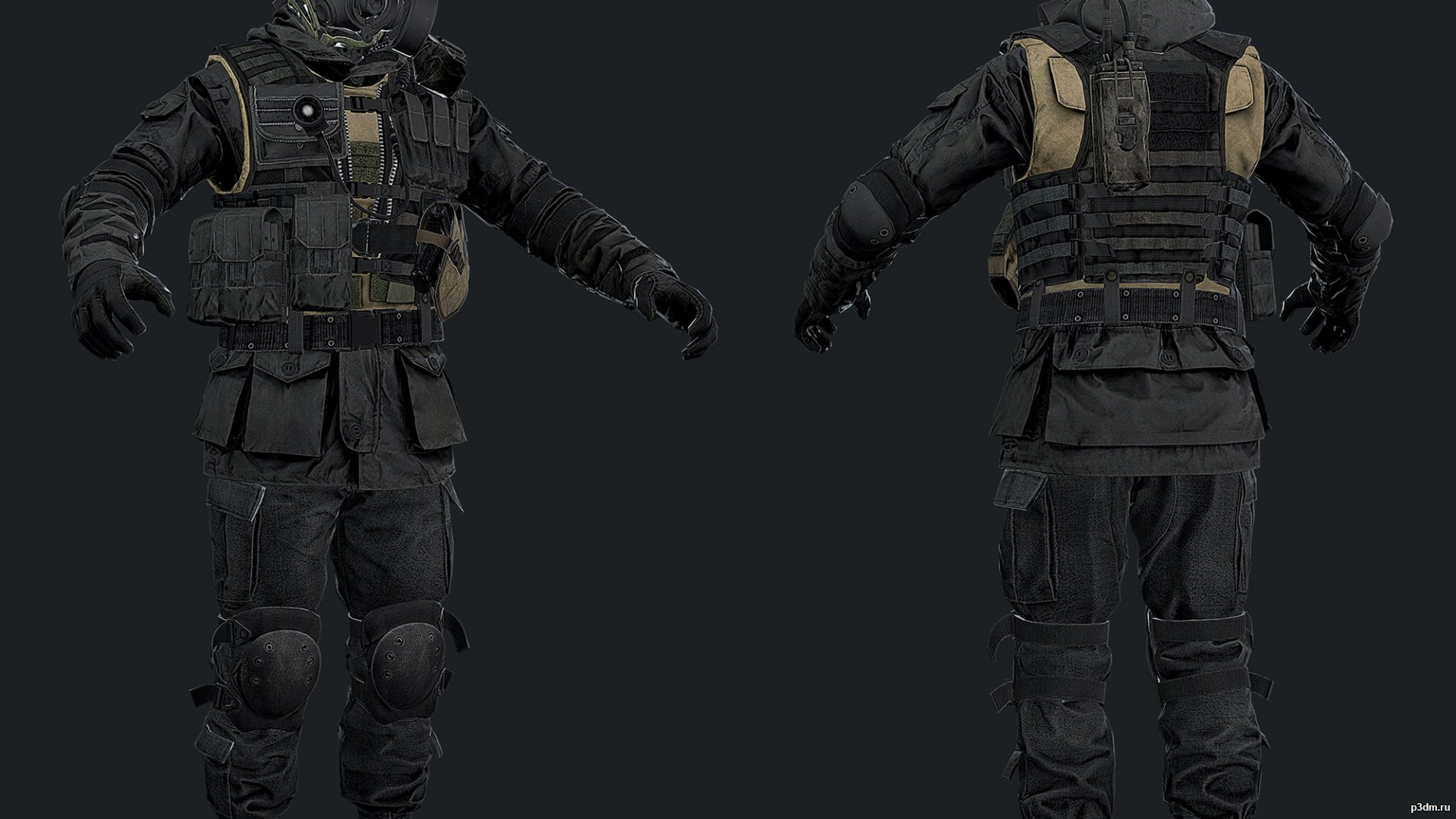 SAS Charles 3D Model - 3DHunt.co