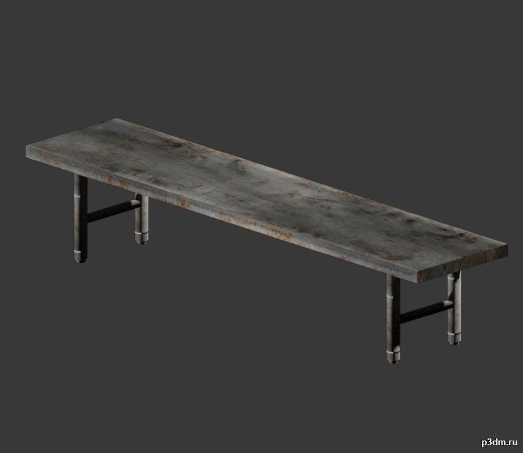 Lab Bench 3D Model - 3DHunt.co