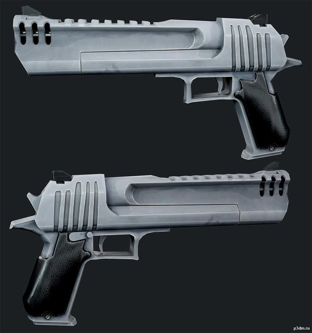 Hand Cannon 3D Model - 3DHunt.co