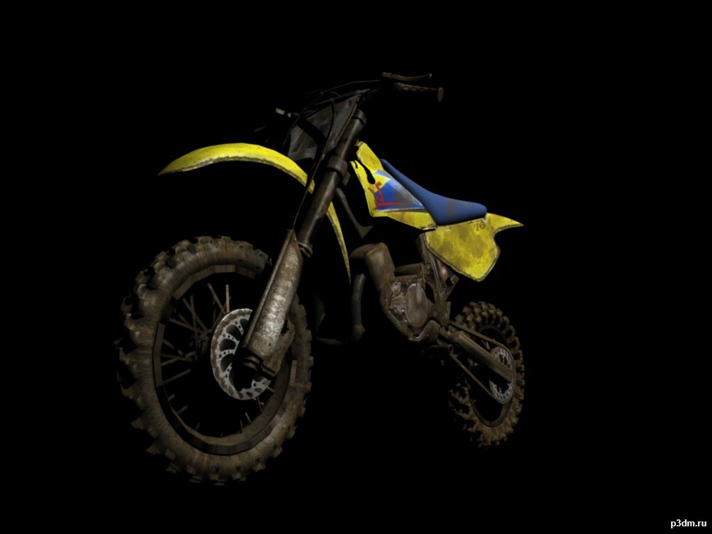 Dirtbike 3D Model - 3DHunt.co