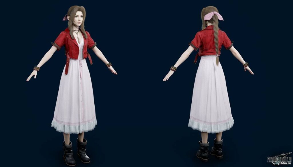 Aerith 3D Model_5f02fe1642503.jpeg - 3DHunt.co