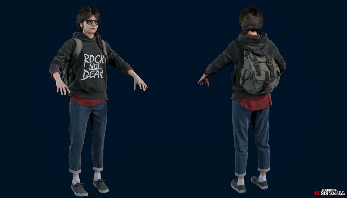 Resident Evil Resistance - Valerie Grunge 3D Model - 3DHunt.co
