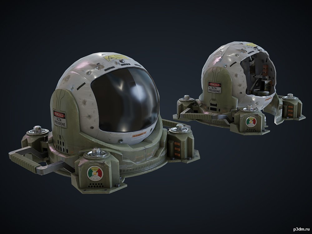 Armored Camera "Evil Eye" 3D Model - 3DHunt.co