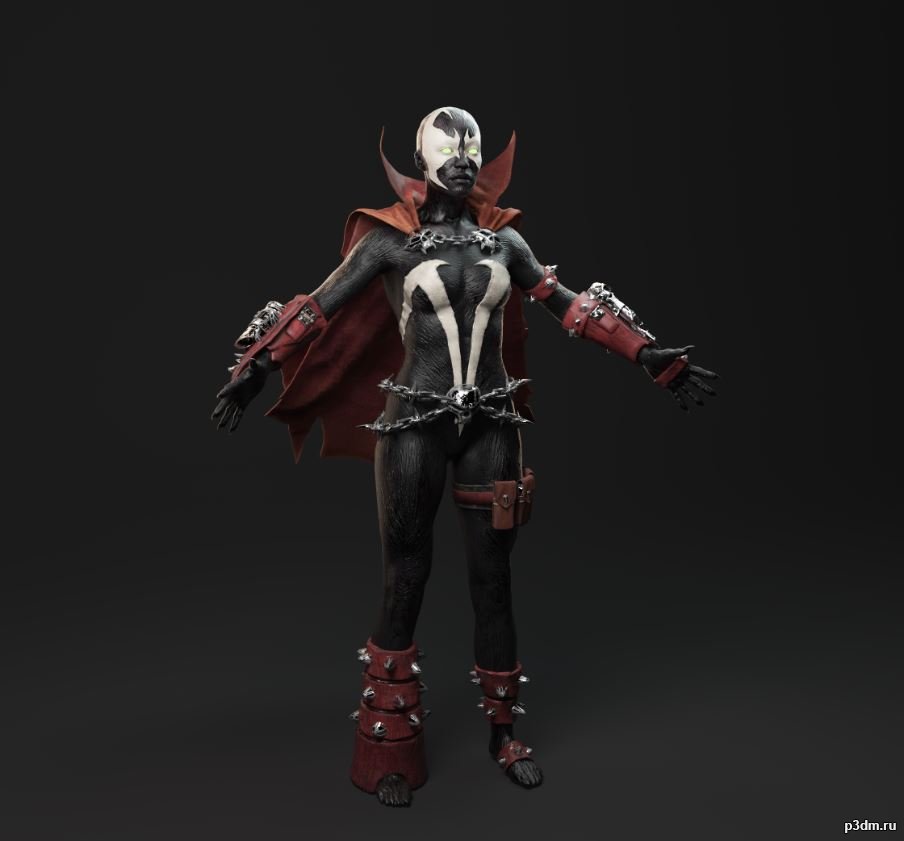 Jacqui Briggs Hellspawn 3D Model - 3DHunt.co