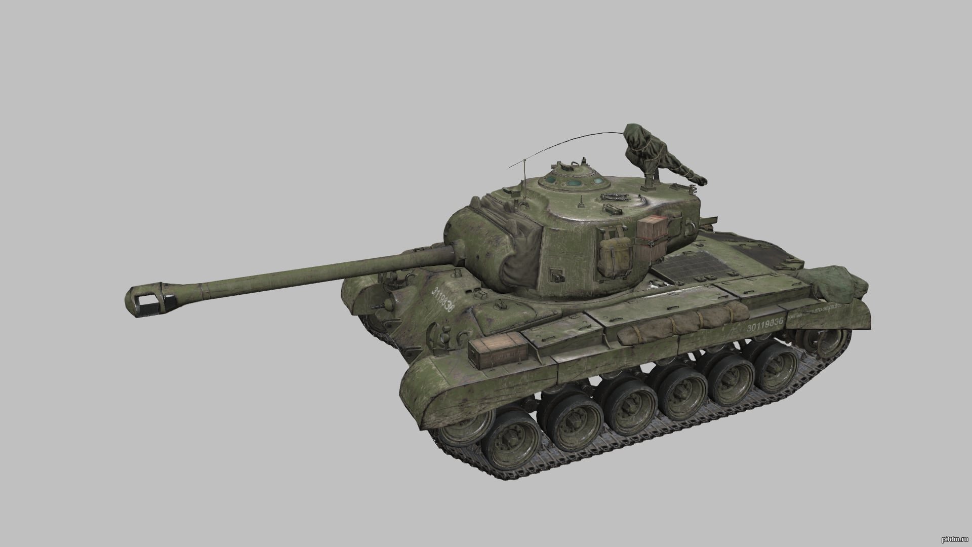 M26 Pershing Eagle 7 3D Model - 3DHunt.co