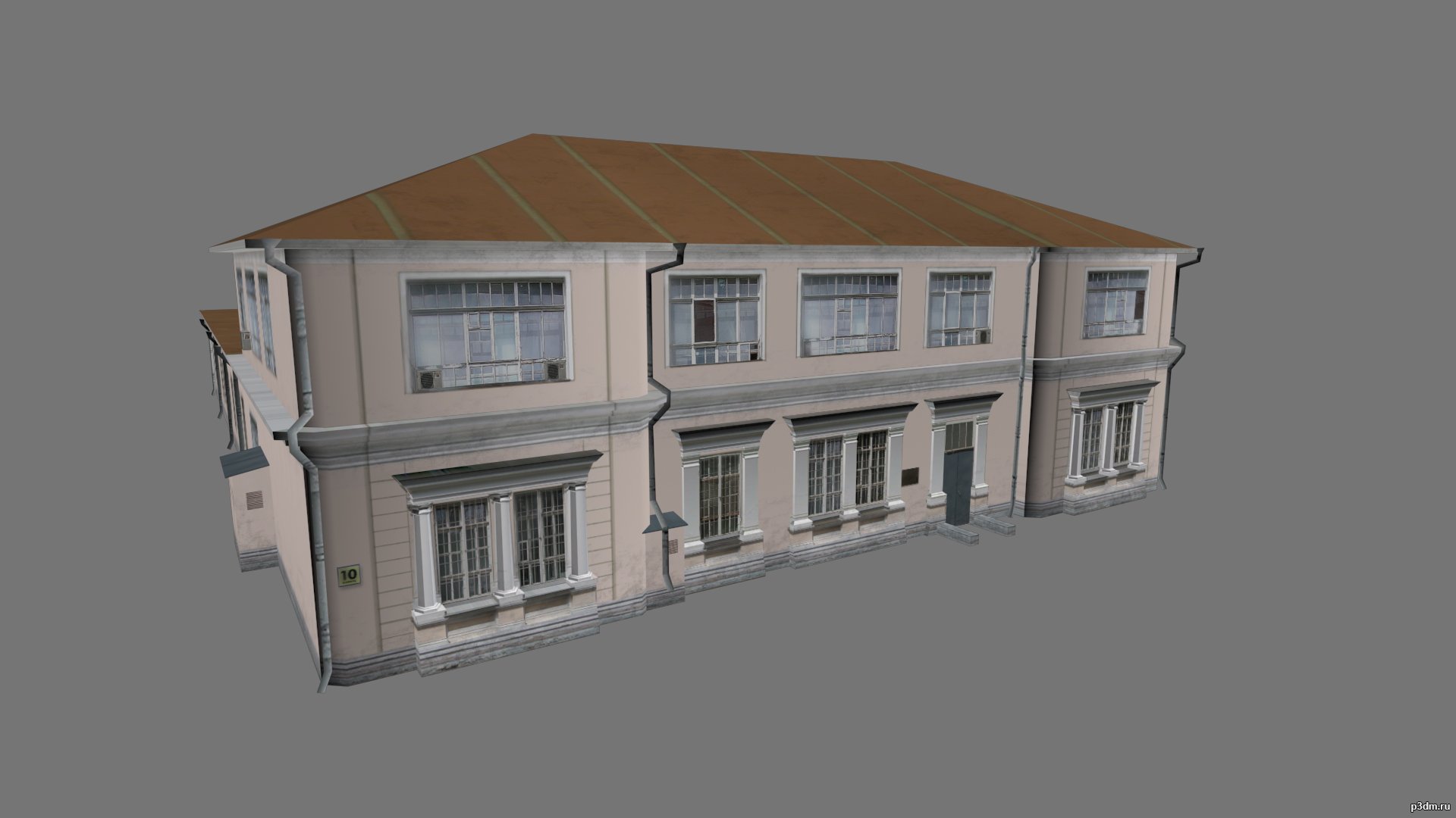 Russian Building 3D Model - 3DHunt.co
