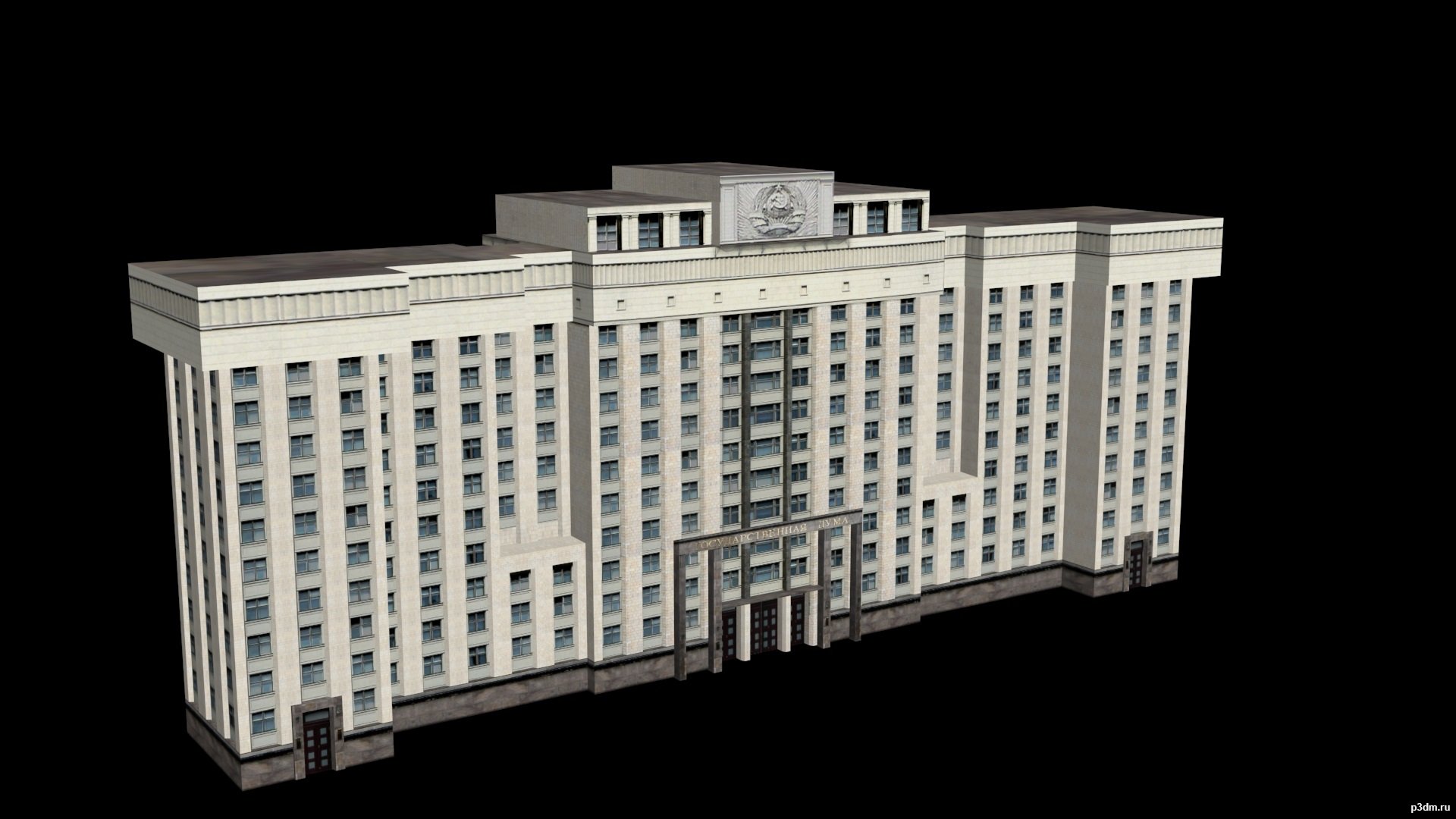 State Duma building 3D Model - 3DHunt.co