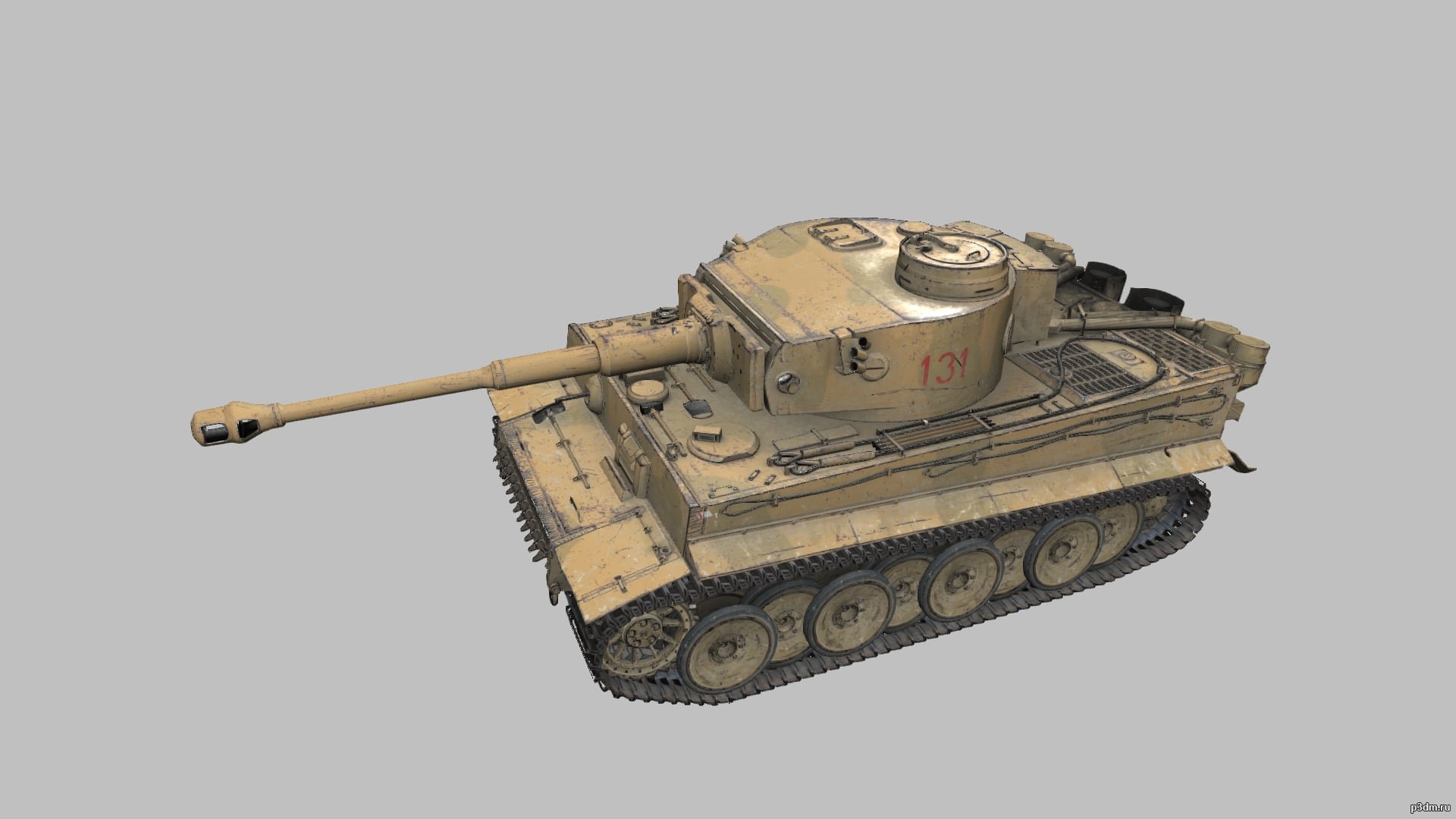 Tiger 131 3D Model - 3DHunt.co