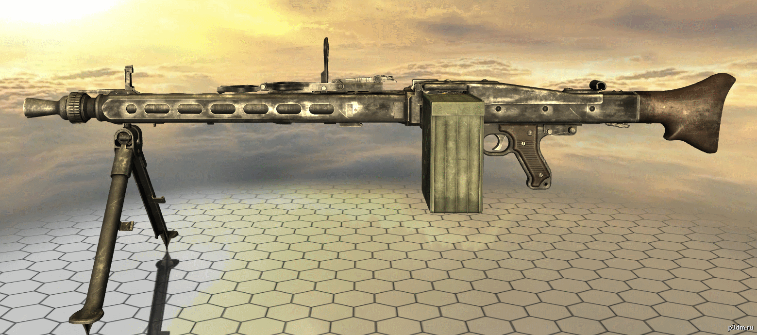 MG-3 (MG42) 3D Model_6231ad1f3ee18.png - 3DHunt.co